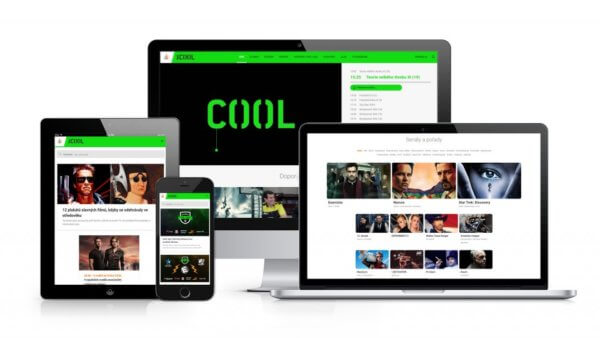 Webová stránka kanálu Prima COOL | Skupina Prima